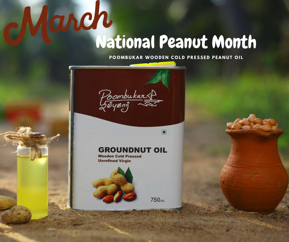 Celebrate National Peanut Month with the Poombukar Wooden Cold Pressed ...