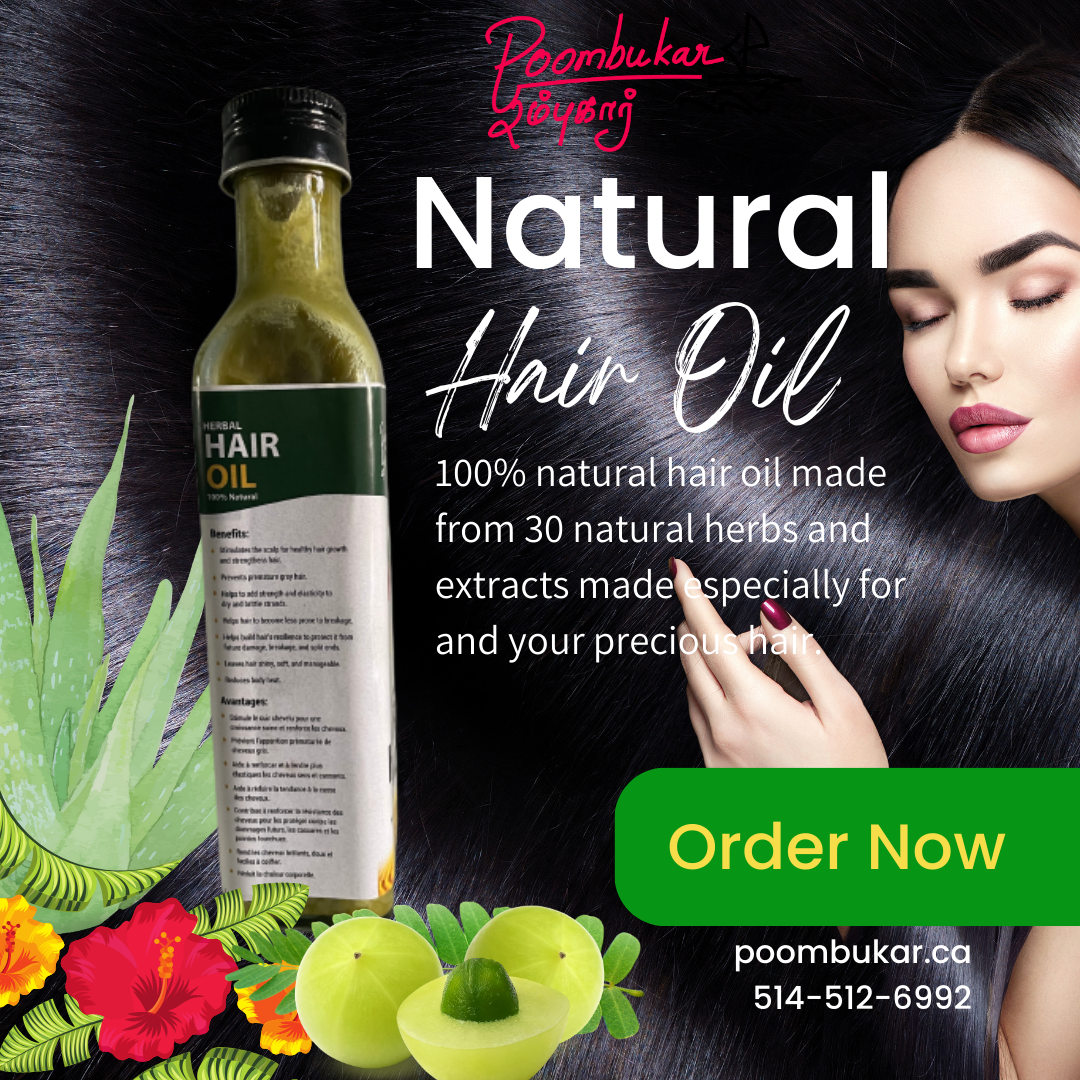 Poombukar 100% Natural Herbal Oil For Hair - 200 ml – Poombukar Naturals